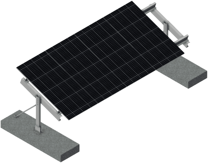 Ballasted Ground Mount - Solar Mounts LLC