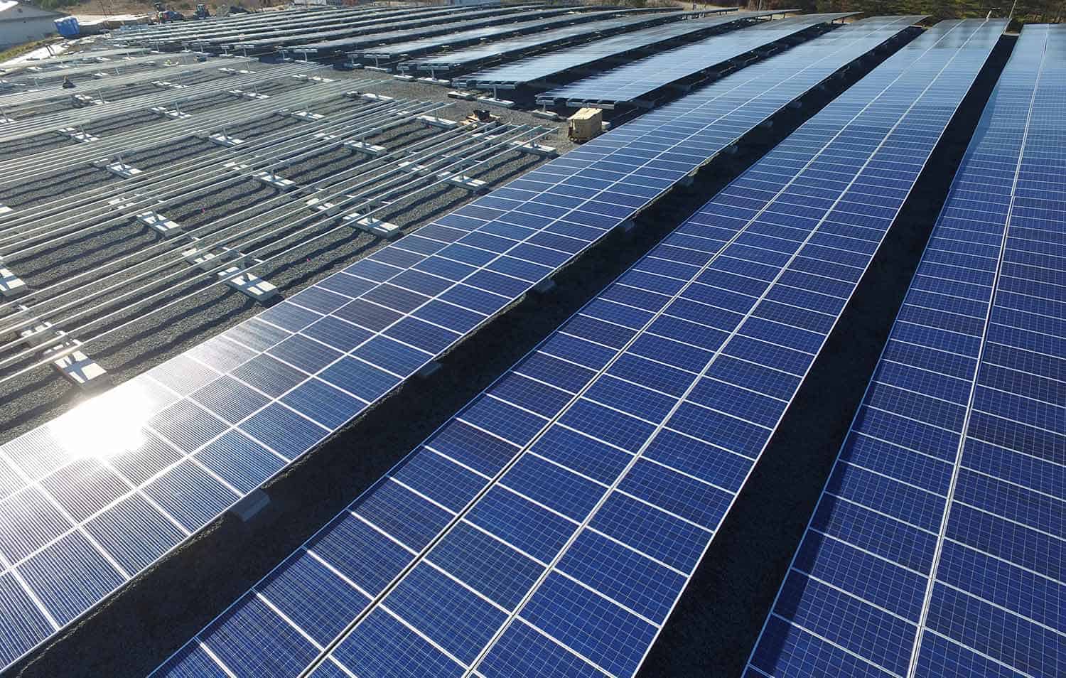 Ballasted Ground Mount - Solar Mounts LLC